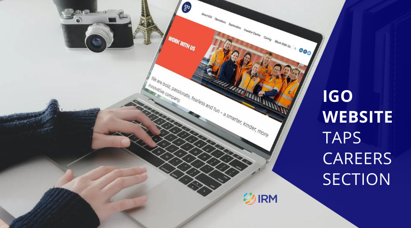IGO website taps careers section - IRM online investor engagement